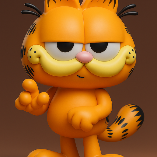🎬 Garfield 3d Model・ STL File for 3D printing・Cults