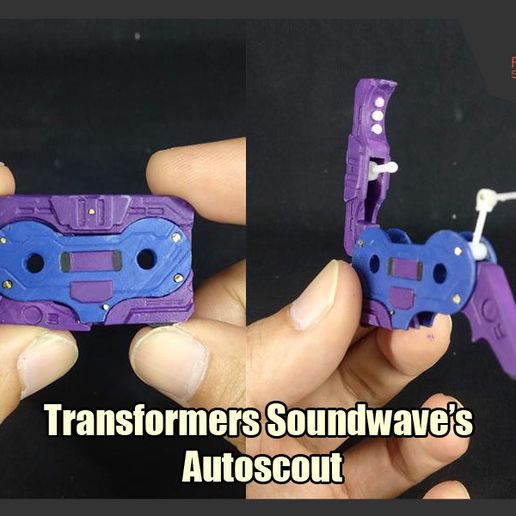🤖 Transformers Soundwave's Autoscout・ STL File for ・Cults