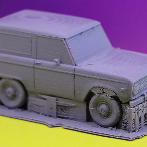 3D printed Ford Bronco Mk1 (1975). • made with Wanhao i3 mini.・Cults