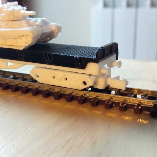 🚆 Platform wagon Scale N・ STL File for ・Cults