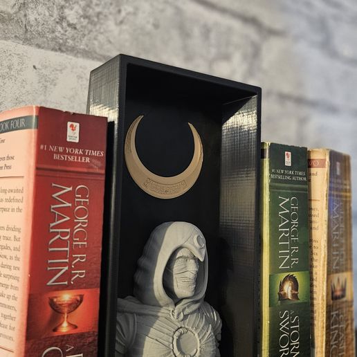 🌙 Moon Knight Book Nook・Archivo STL para Impresión 3D・Cults