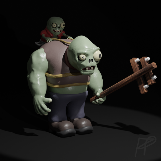 🧟 Gargantuar・ STL File for 3D printing・Cults
