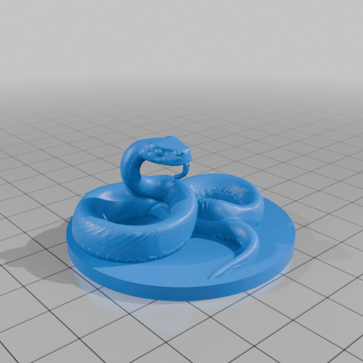 🐍 Giant Snake, Snek Collection (DND / TTRPG)・Free STL File for 3D ...