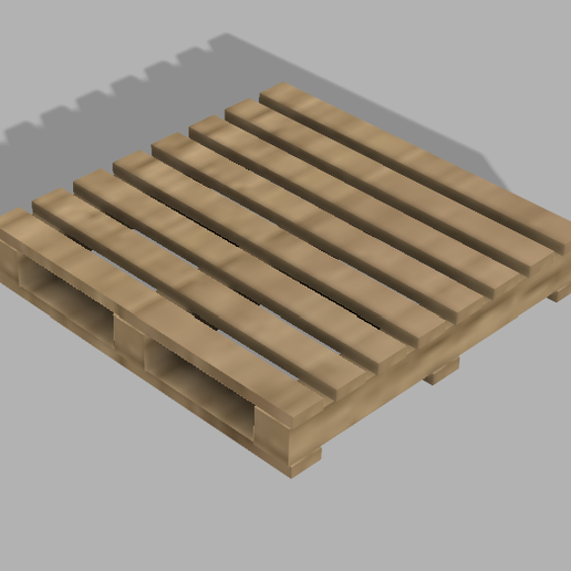 STL file Pallet coaster 🍔 ・Model to download and 3D print・Cults