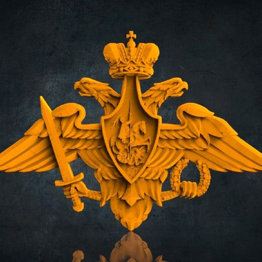 🦅 Eagle Crest 3D STL Model for CNC Router, Artcam, Vetric, Engraver ...
