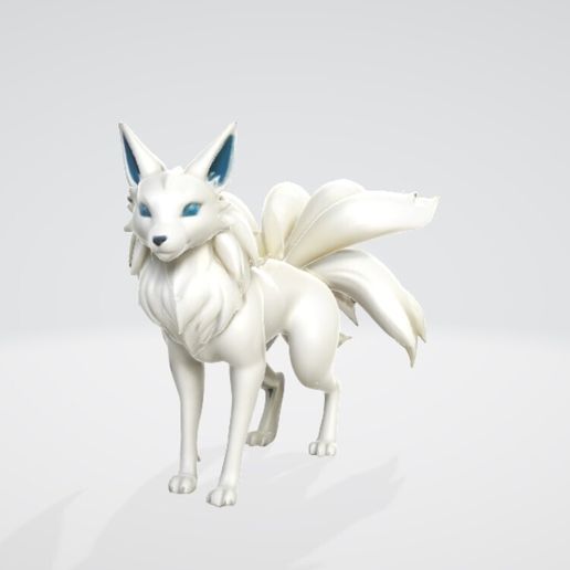 🐉 Ninetales pokemon・ STL File for 3D printing・Cults