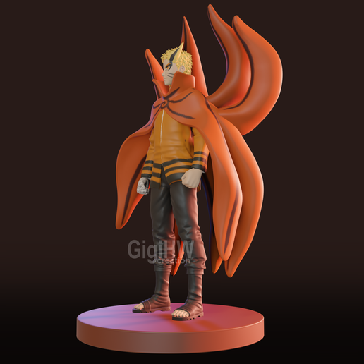 3D file Naruto Barion Mode 3d Print 💬 ・3D printing idea to download・Cults