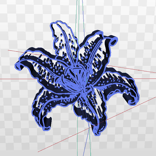 STL file Spotted Lily Flower Only 💐 ・Template to download and 3D print ...
