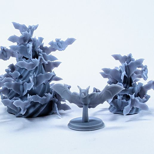 🦇 Bat Swarm・ 3D File for 3D printing・Cults