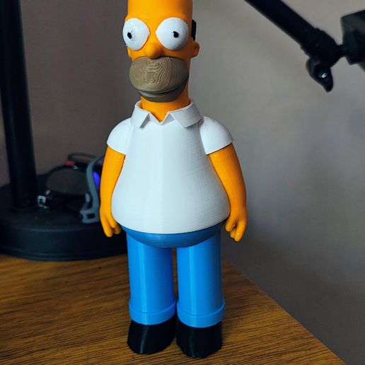 👾 Homer Simpson multicolore - no ams-multiparts/3mf・Impression 3D avec ...