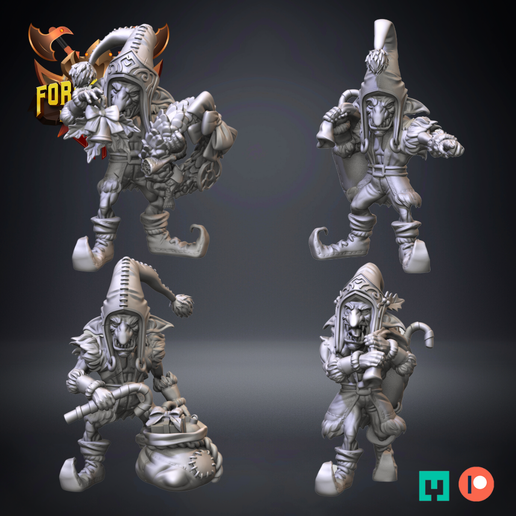 Archivo STL Duendes de Navidad 🎅 ・Modelo para descargar e imprimir en 3D・Cults