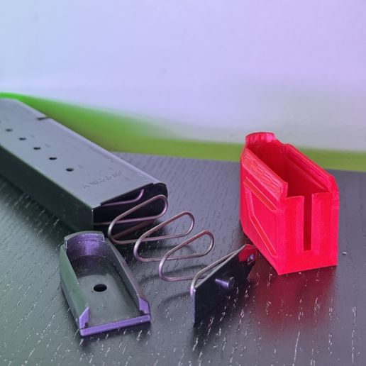 🧞‍♂️ 1911 45acp Magazine Extention・ STL File for 3D printing・Cults