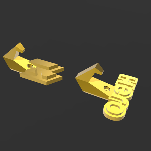 Fichier STL gratuit Pack de 2 ganchos para perchero Hero 🧥 ・Plan pour ...