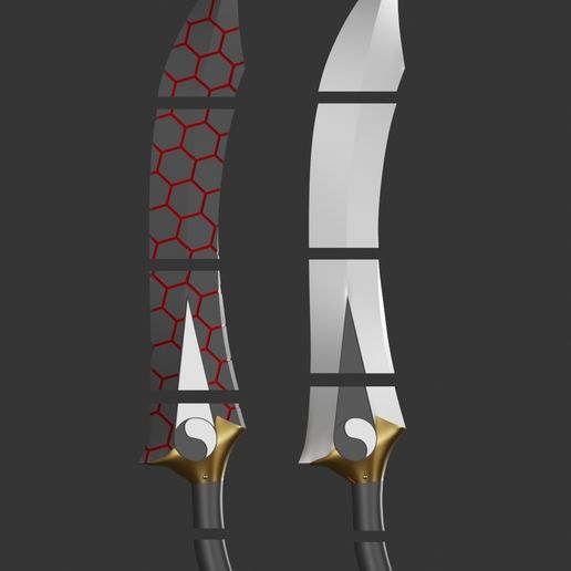 ⚔️ Fate Stay Night Unlimited Blade Works - Archer Swords Kanshou and ...