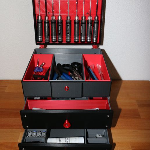 🖨️ The Tool Tower - 3D Printer Accessories Box・Free 3MF File for ・Cults