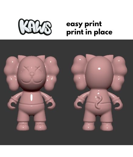 🐱 KAWS STATUE - CAT KAWS EXCLUSIVE・ STL File for 3D printing・Cults