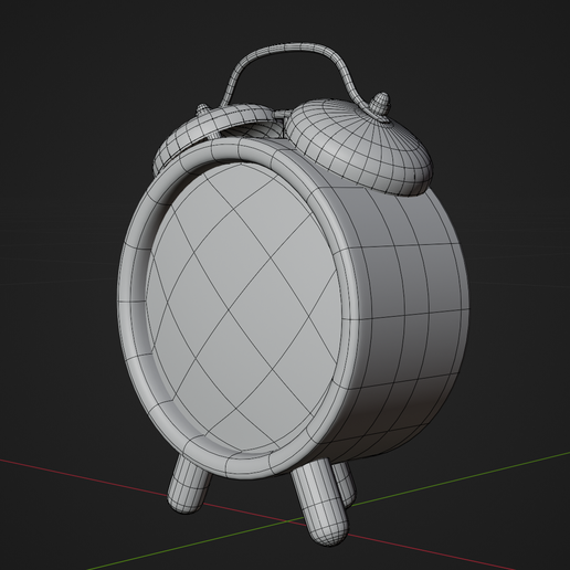 STL file CGI Alaram Clock Model 🕰️ (OBJ)・Template to download and 3D ...