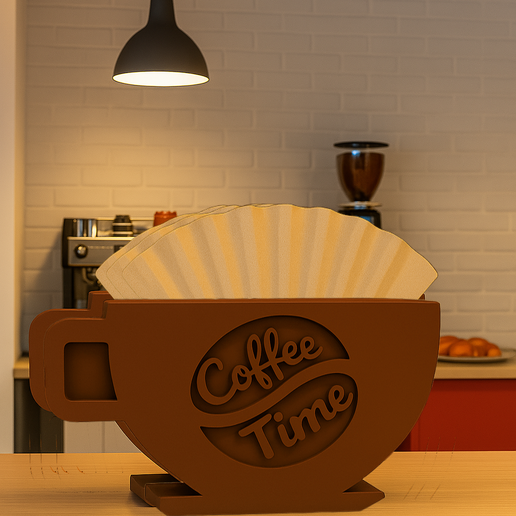 ☕ Coffee Filter Holder・Free STL File for 3D printing・Cults