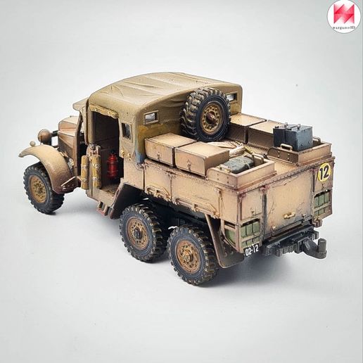 🧨 Morris CDSW 6x4 artillery tractor (UK, WW2)・ 3D File for 3D printing ...