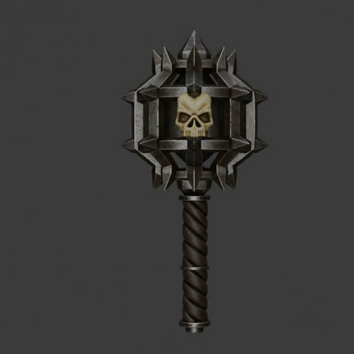 🔫 HAVIK WEAPON MORNING STAR / medieval morning star weapon /stl・ STL ...