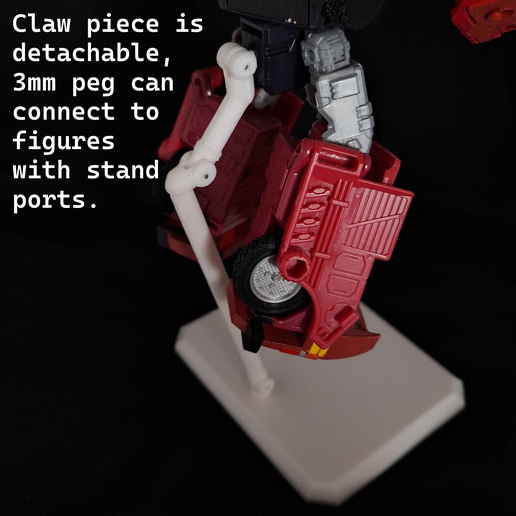 🤖 Customizable Action Figure Stand・ 3D File for 3D printing・Cults