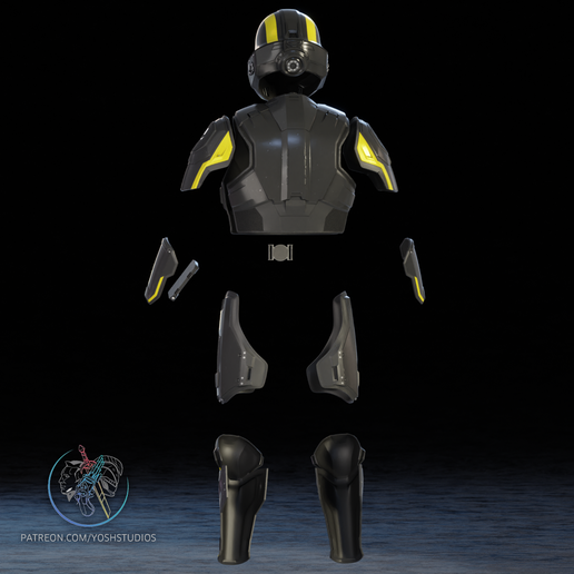 🖨️ Helldivers2 Bo-01 Armor 3d Printer File STL・ STL File for 3D ...