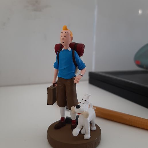 3D printing Tintin • made with Elegoo Mars 3・Cults