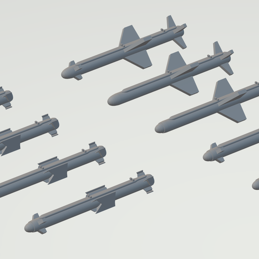 🧸 KH-38 AIR-TO-SURFACE MISSILE SERIES・ STL File for 3D printing・Cults