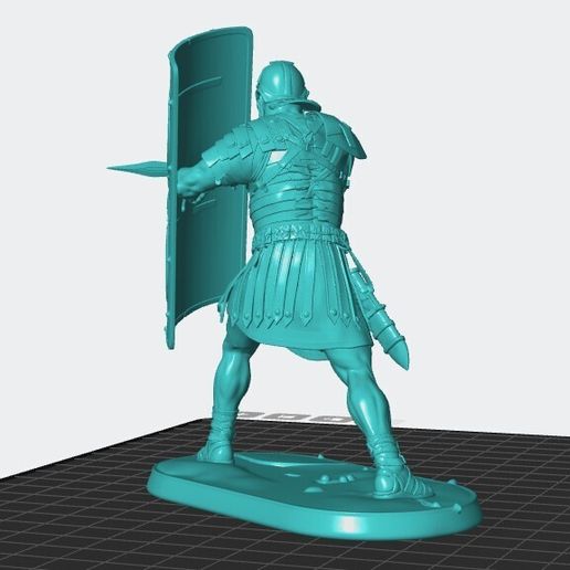 📁 Roman Legionary STL File - Ancient Roman Soldier Miniature with ...