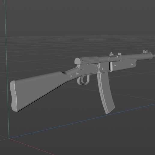 OBJ file German Volkssturmgewehr rifle 3D model material 🗺️ ・3D print object to download・Cults