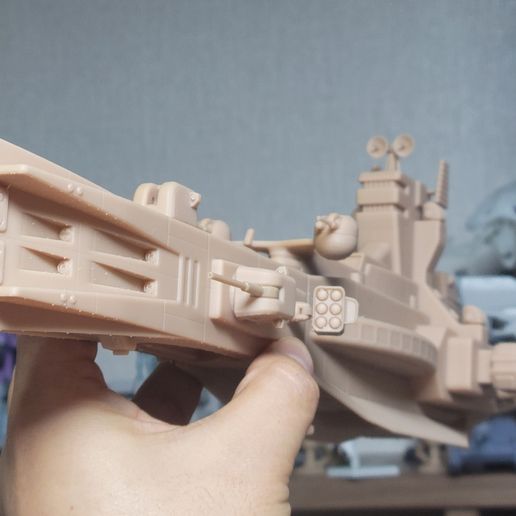 🛰 Salamis class space cruiser (Assembly version)・ STL File for 3D ...
