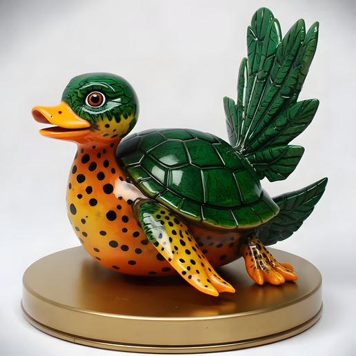🐢 Turtle Duck・ STL File for 3D printing・Cults