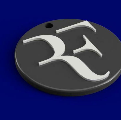 Free STL file ROGER FEDERER KEY RING 🔑 ・3D printable model to download ...