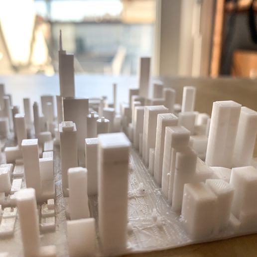 🏙️ Chicago city・Free STL File for ・Cults