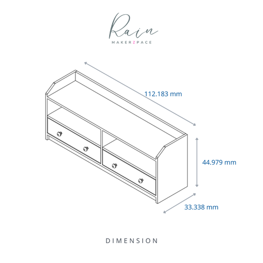 STL file IKEA-INSPIRED Hauga TV Unit Miniature Furniture, Miniature TV ...