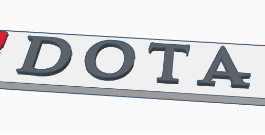 😤 Dota 2 logo decoration・ STL File for 3D printing・Cults