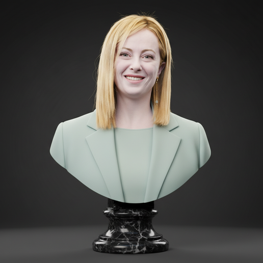 🇮🇹 GIORGIA MELONI・ STL File for 3D printing・Cults