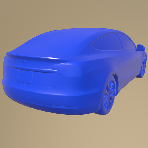 🚗 Tesla Model 3 2018 PRINTABLE CAR IN SEPARATE PARTS・ STL File for 3D ...