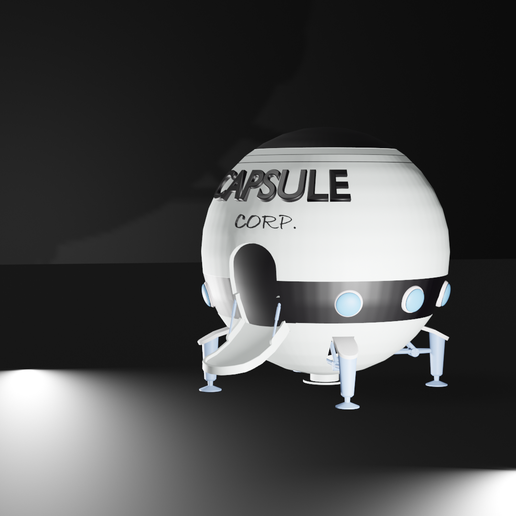 STL file capsule corp dragon ball 🐉 ・3D print object to download・Cults