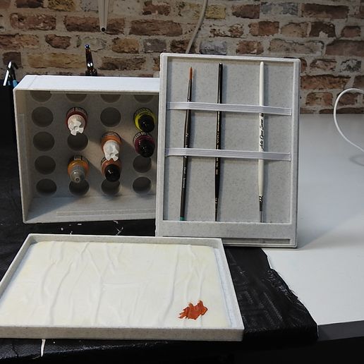 Fichier STL gratuit PAINTING CARRIER 🖼️ ・Modèle à télécharger et à ...