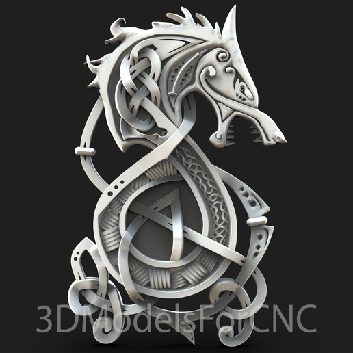 Fichier 3D Modèle 3D Fichier STL pour CNC Router Laser & 3D Printer Dragon 9 🖨️ ・Modèle pour ...