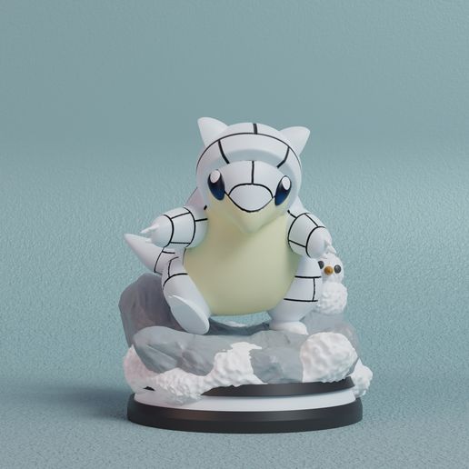 🐉 Pokemon - Alolan Sandshrew and Sandslash Figure・ STL File for 3D ...