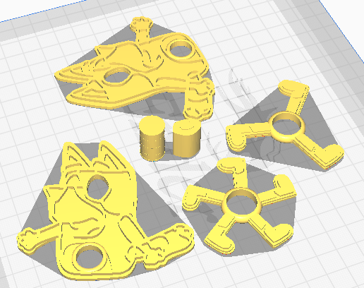 👌 spinner bluey・ STL File for 3D printing・Cults