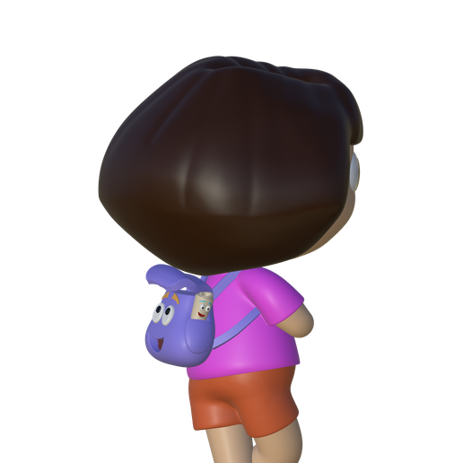 👾 Dora The Explorer・ STL File for 3D printing・Cults