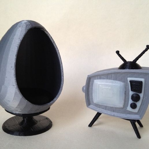 📺 Retro Television・Free STL File for ・Cults