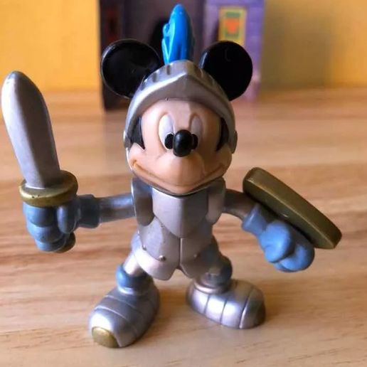 🗿 MICKEY MEDIEVAL KNIGHT FANTASY PVC FIGURE MODEL TOY SCULPTURE・ STL ...