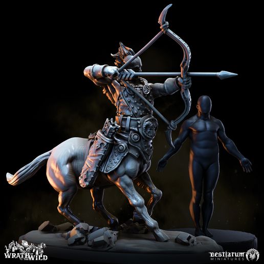 🎲 Wrath of the Wild Part 1: Centaur Tribe・ 3D File for 3D printing・Cults