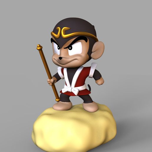 🐒 The Monkey・ STL File for 3D printing・Cults