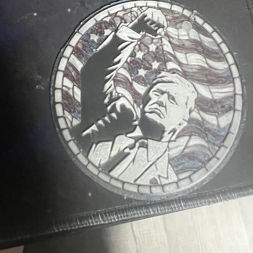 👫 TRUMP COASTER・Free STL File for 3D printing・Cults