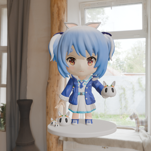 3D file usada pekora chibi 👾 ・3D printer model to download・Cults